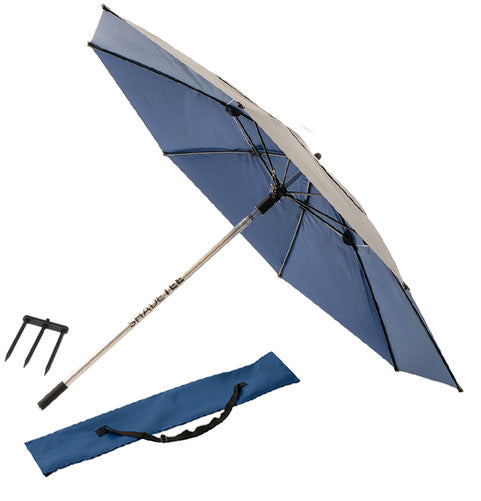 The ShadeTee Portable Golf Sun Shade - Navy Blue - Anderson Golf